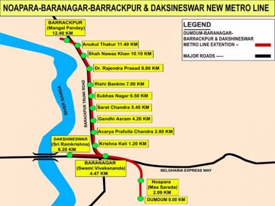 Noapara-Dakshineswar Metro Rail Project To Be Operational By Feb 2020 ...