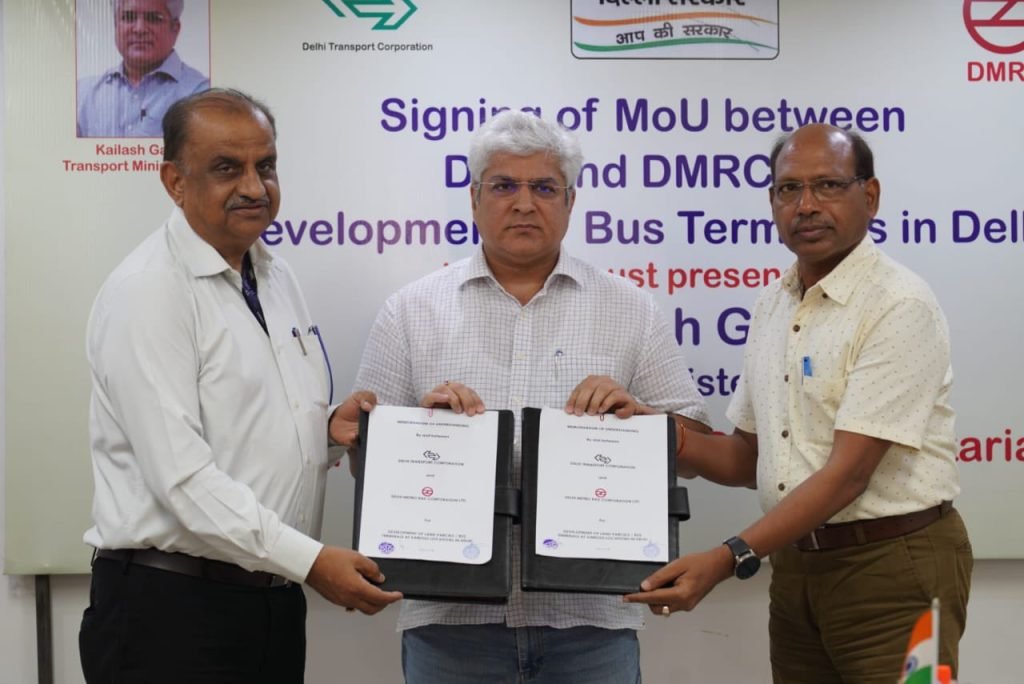DTC And DMRC Sign MoU For Development Of Bus Terminals In Delhi - Metro ...