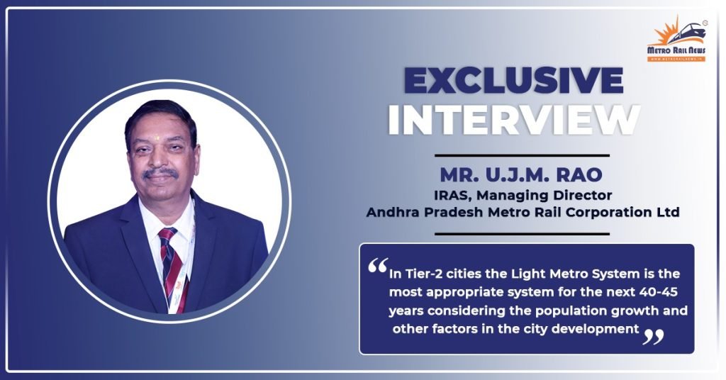 Exclusive Interview With Mr. U.J.M. Rao, MD, Andhra Pradesh Metro ...