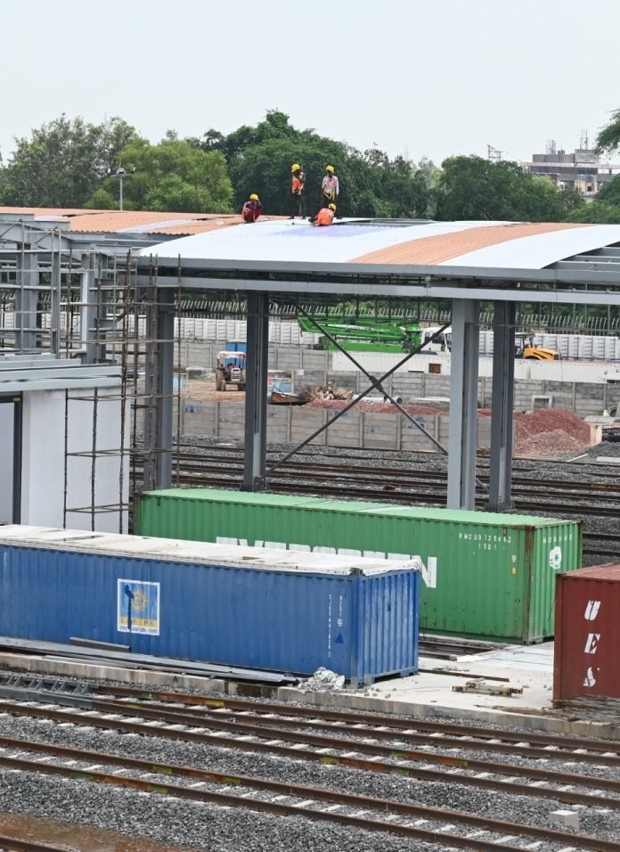 Construction Of World-class Agra Metro Rail Depot Is In Full Swing ...