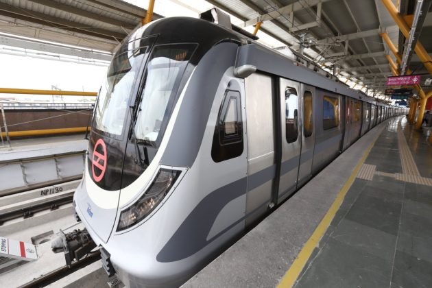 Work Began At The Saket G Block Station, Golden Line Expected To Be ...