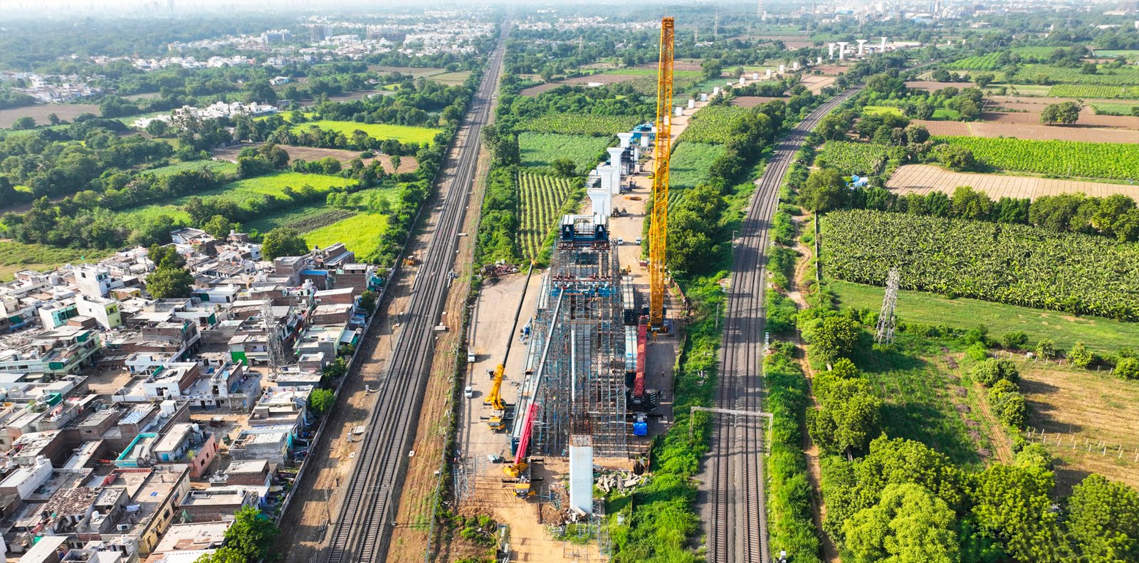 NHSRCL Completes 100 Km Of Viaduct And 250 Kms Of Pier Erection On The ...