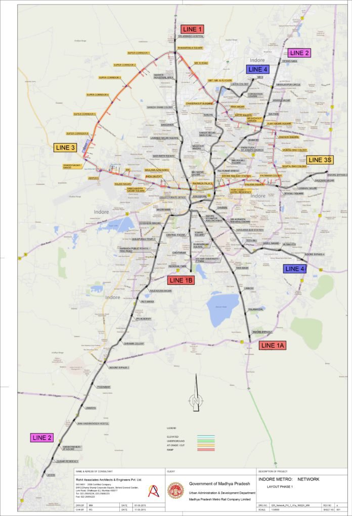 MPMRCL MD Inspects Indore Metro From SC-03 To Gandhi Nagar Depot ...
