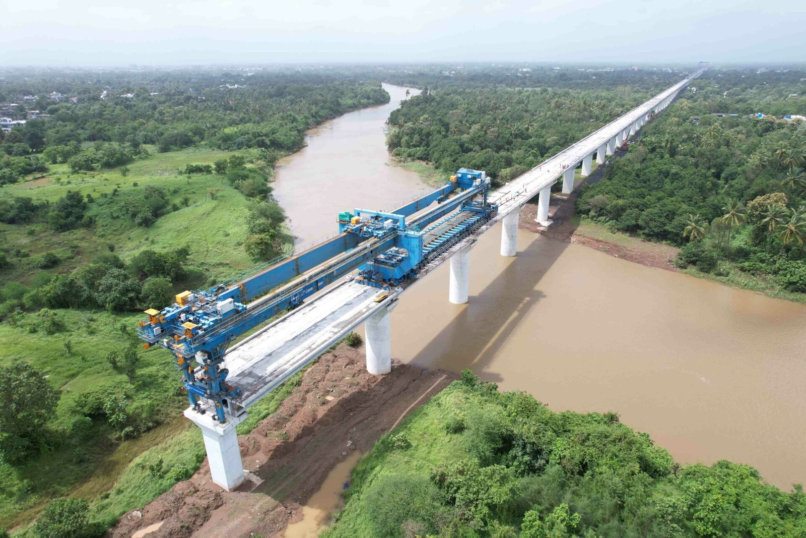 Bullet Train Project Advances With Bridge Completion On Kaveri River ...