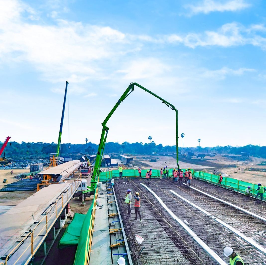 Bullet Train Project: Full Span Girder Box Cast For Maharashtra Section