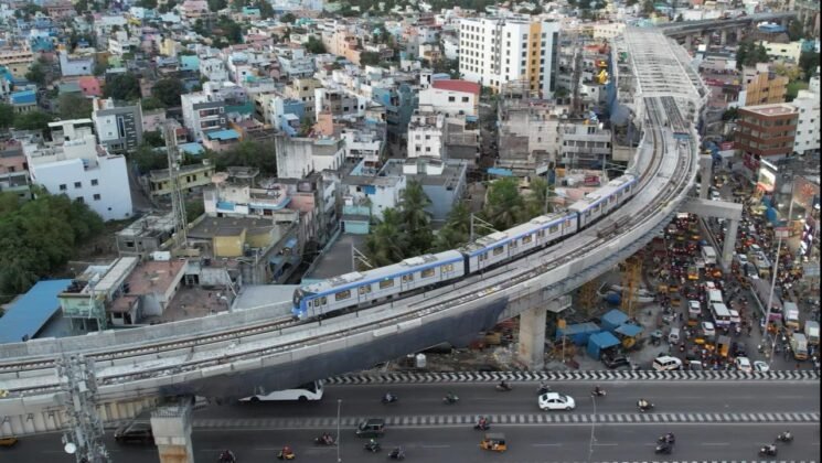 CMRL Expands Chennai Metro Trials Up To Porur Junction Station