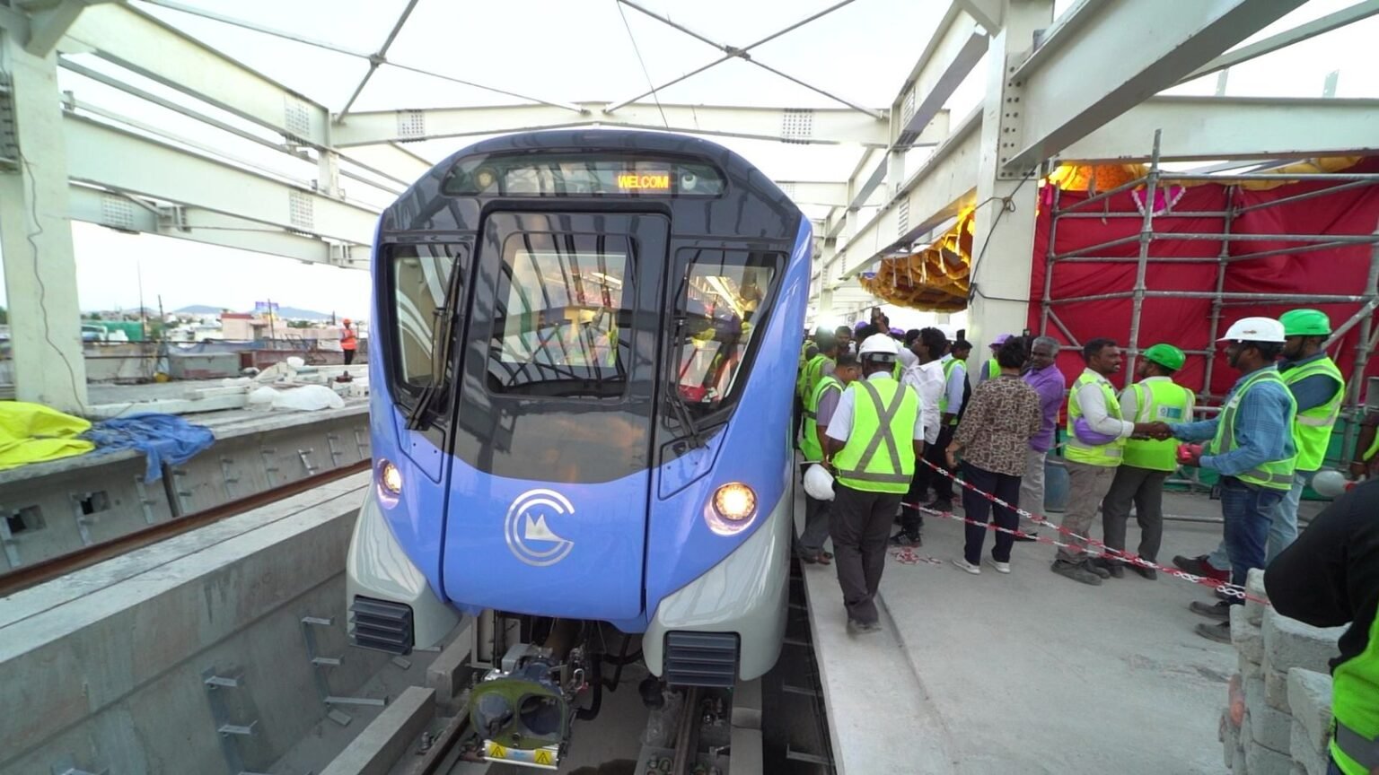 CMRL Expands Chennai Metro Trials Up To Porur Junction Station