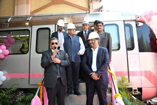 BEML Rolls Out Prototype Of New Driverless Metro Trainset For BMRCL’s ...
